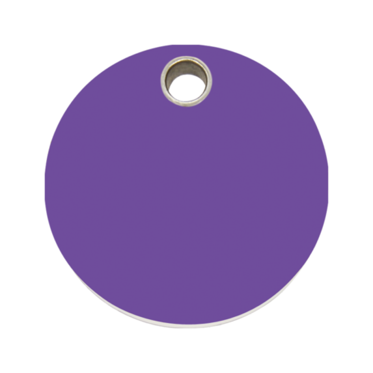 Purple Circle Pet Tag